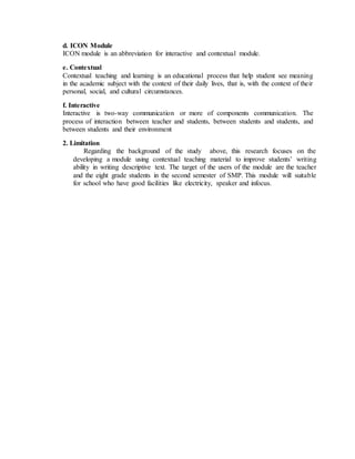 Designing an icon module | DOCX