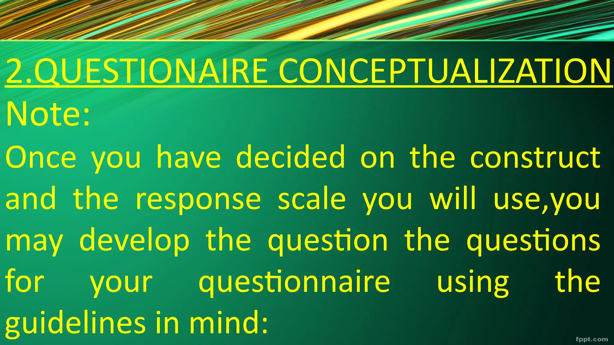 Designing an Instrument in Making Research | PPTX