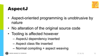 Designing an unobtrusive analytics framework for monitoring java applications sampo suonsyrjä | PPT