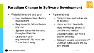Designing an unobtrusive analytics framework for monitoring java applications sampo suonsyrjä | PPT