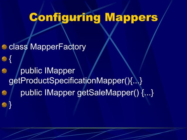 Designing A Persistence Framework With Patternsppt