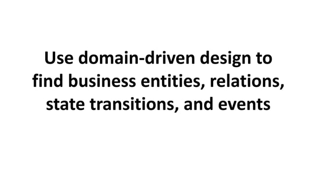 Designing APIs and Microservices Using Domain-Driven Design | PPT