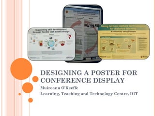 Designing a poster for conference display oct11 | PPT