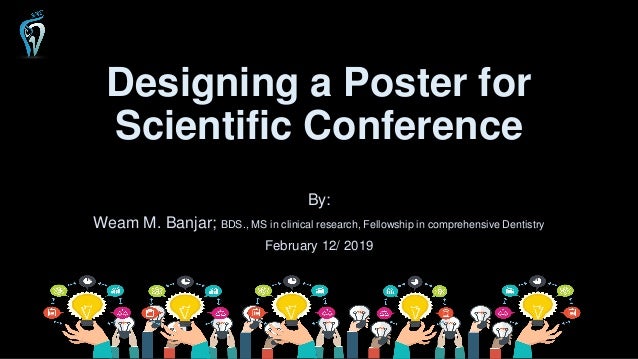 Designing a poster for scientific conference