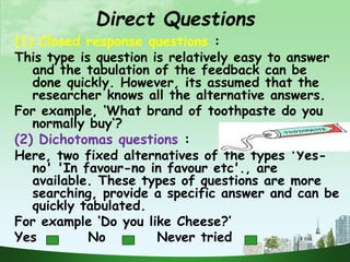 Designing of Questionnaire | PPTX