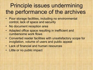 Designing Archives Space Presentation | PPT