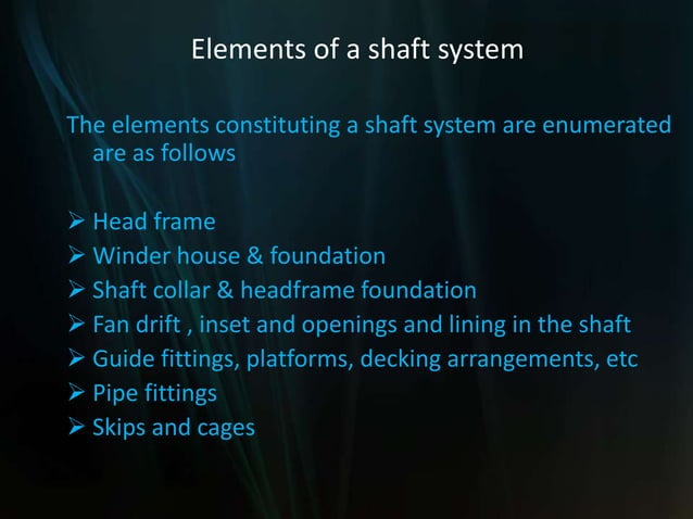 Designing a shaft system | PPTX | Geology | Science