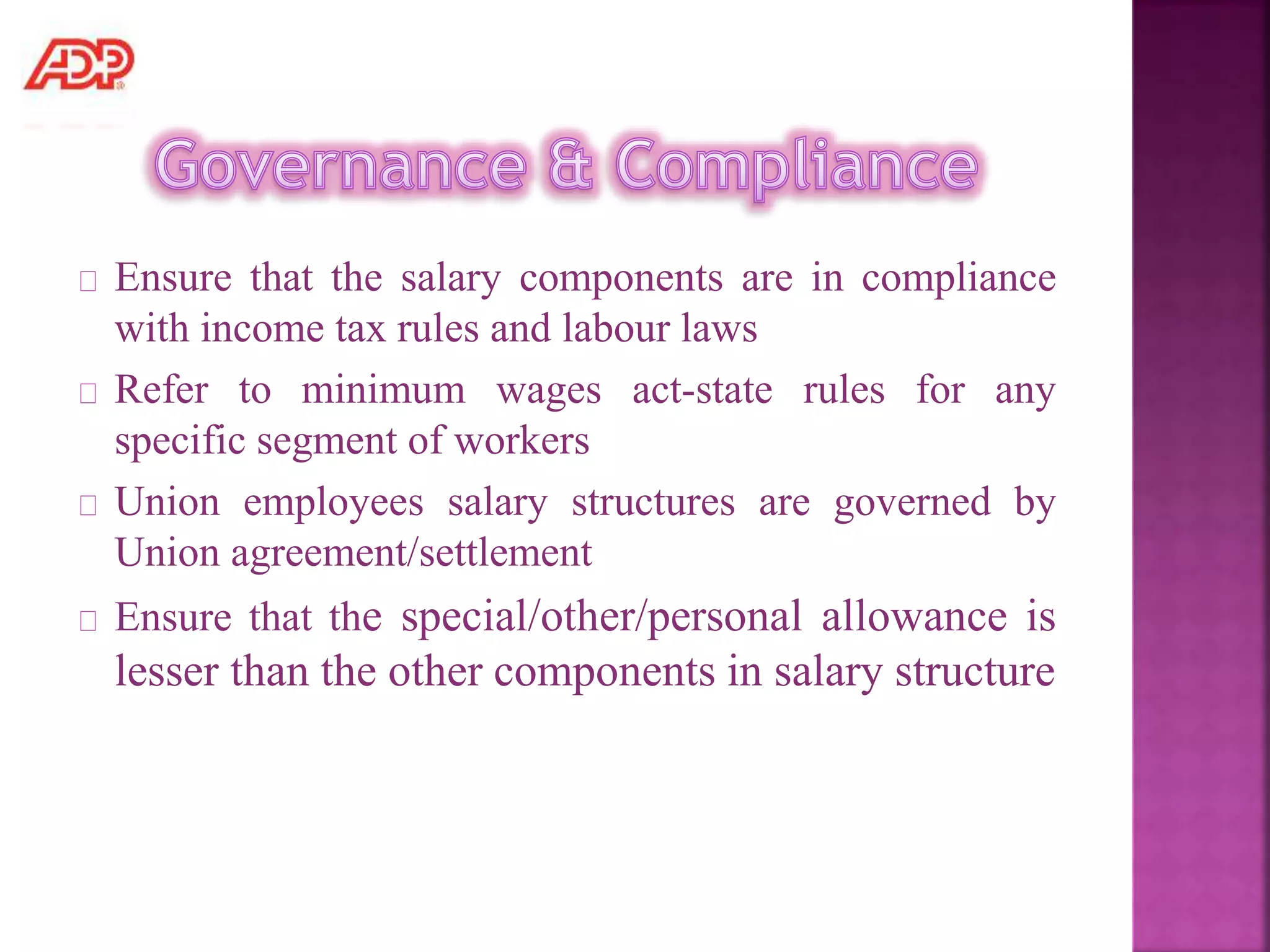 Compensation Salary Structure | PPTX