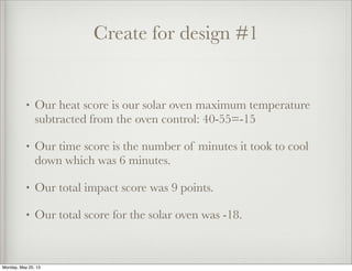 Designing a solar oven by angel.g | PPT