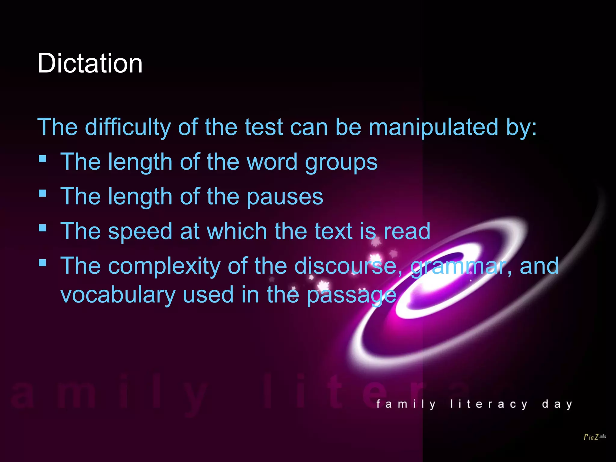 Designing assessment tasks | PPT