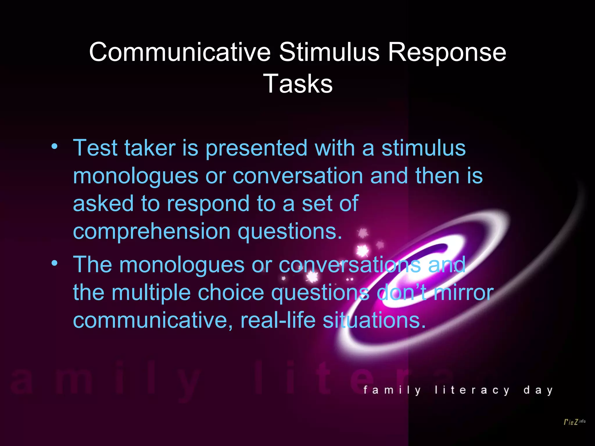 Designing assessment tasks | PPT