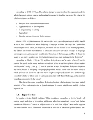 Designing a task - based English syllabus for students of tourism at ...