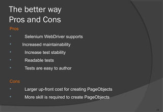 Designing a Test Automation Framework By Quontra solutions | PPT