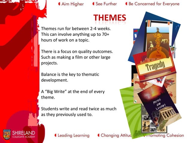 Designing a thematic curriculum, George Faux, Shireland, October 2013 | PPT