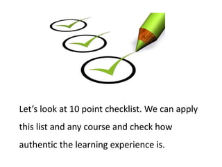 Designing Authentic Learning | PPT