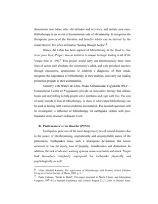 Designing Bibliotherapy for PTSD | PDF