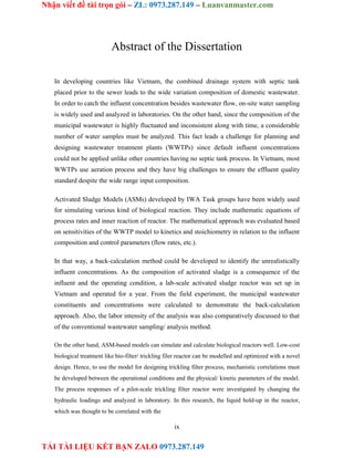 Designing Biological Wastewater Treatment Processes Based On Activated ...
