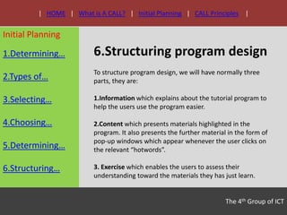 Designing call | PPTX | Education