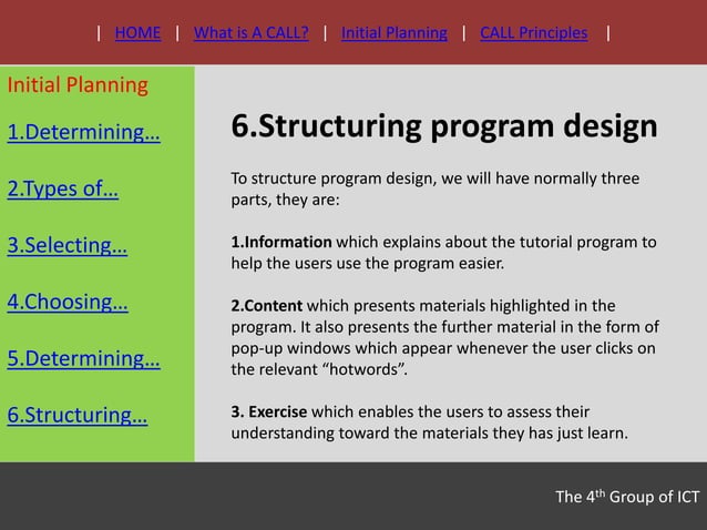 Designing call | PPTX | Education