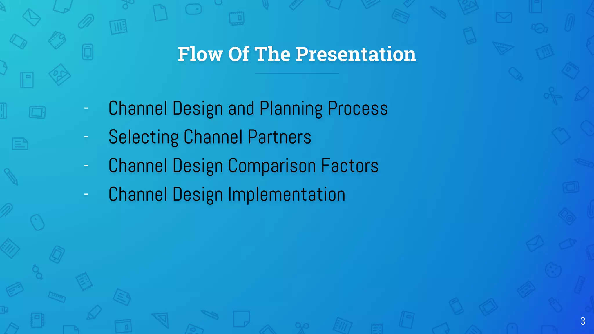 Designing of channel distribution | PPT