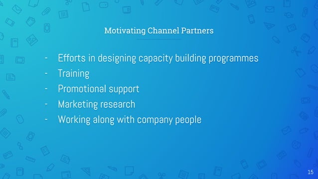 Designing of channel distribution | PPT