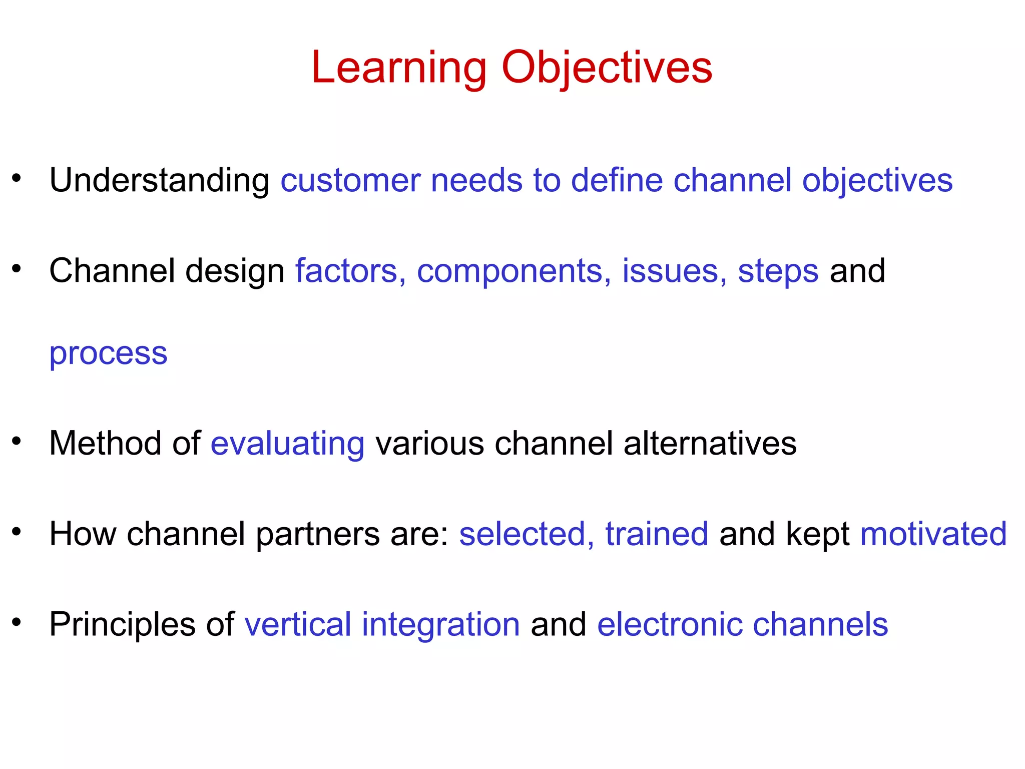 Designing channel systems | PPT