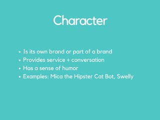 Designing chatbot personalities | PDF