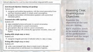 Designing classroom language test | PPTX | Standardized Testing ...