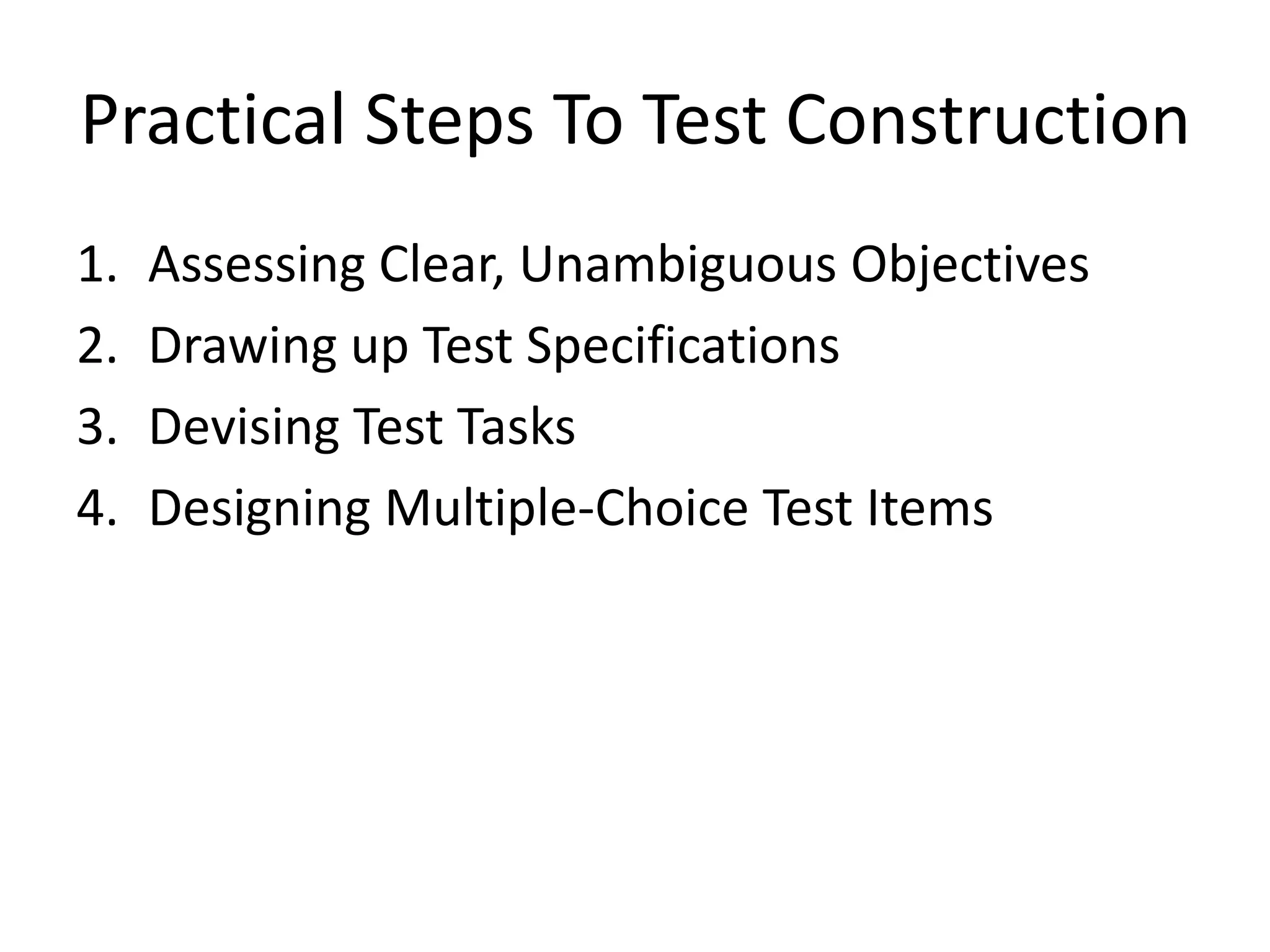 Designing classroom language tests | PPTX