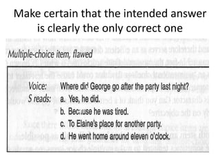 Designing classroom language tests | PPTX