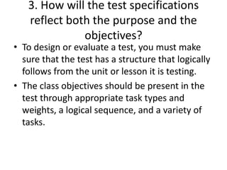 Designing classroom language tests | PPTX