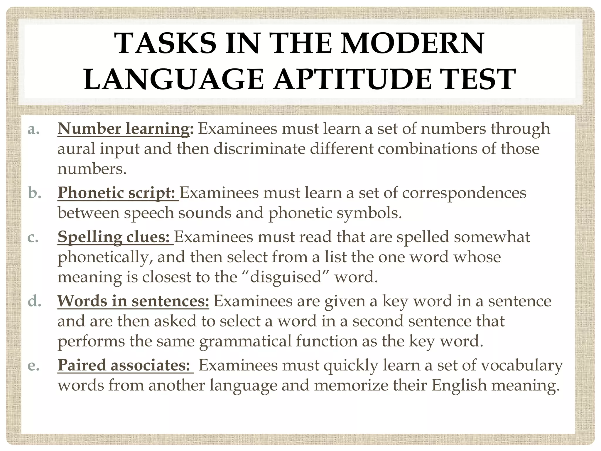Designing classroom language tests | PPTX