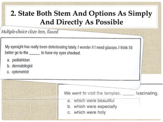 Designing classroom language tests | PPTX
