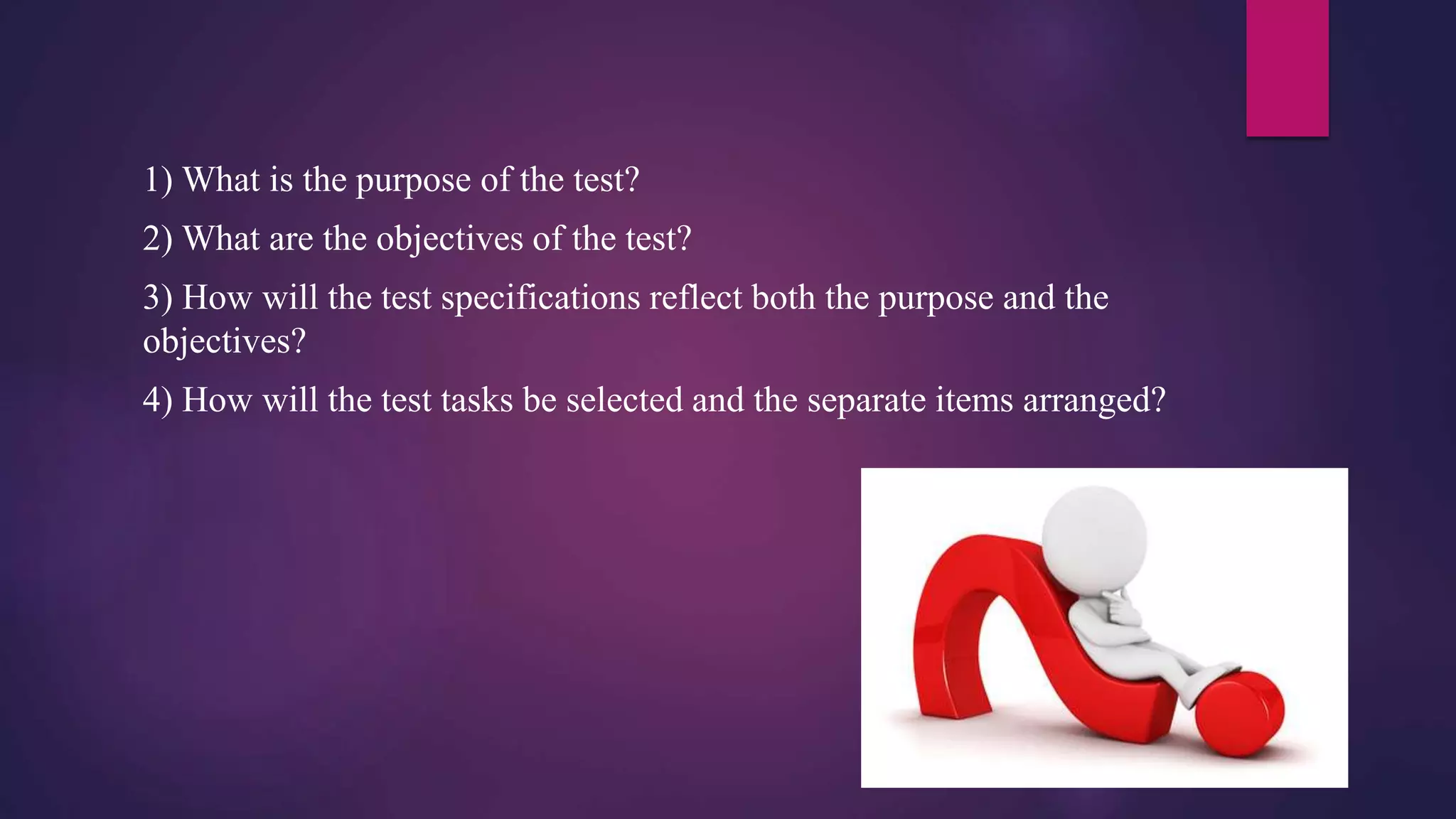 Designing classroom language tests | PPTX