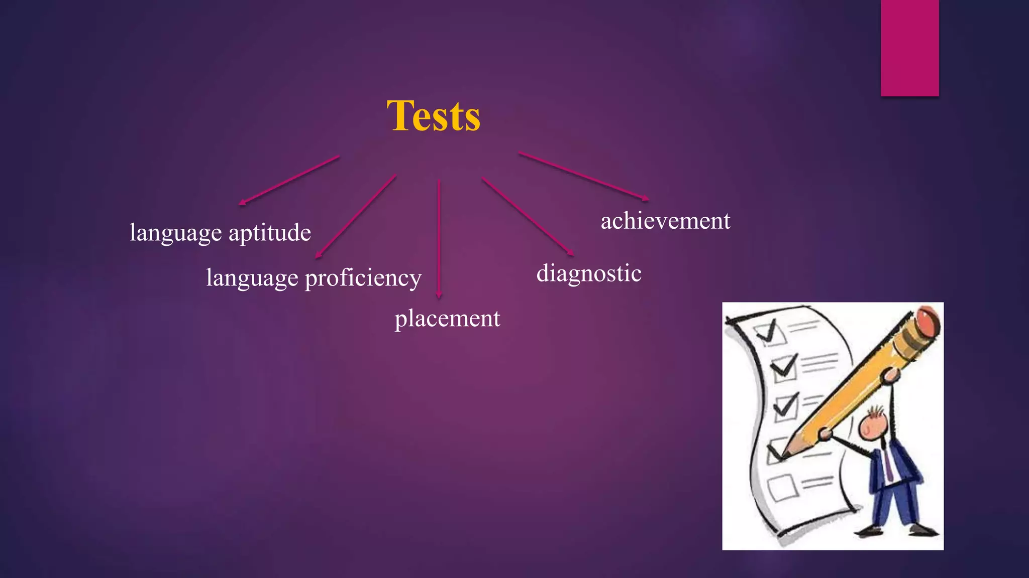 Designing classroom language tests | PPTX