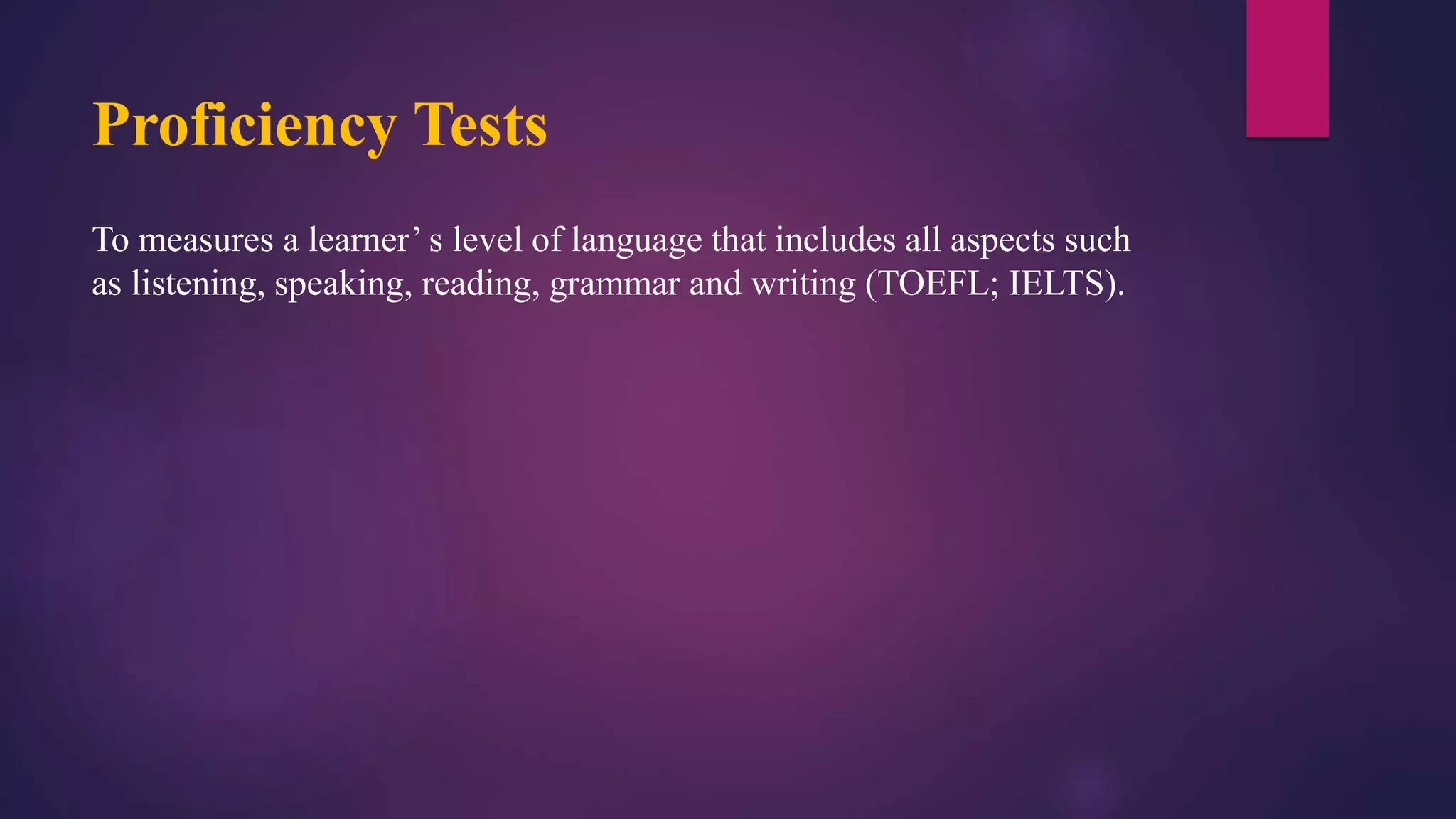 Designing classroom language tests | PPTX