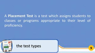 Designing classroom language tests | PPTX | Standardized Testing ...