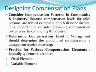 Designing compensation plans | PPTX