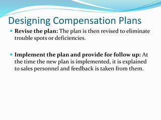 Designing compensation plans | PPTX