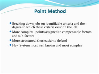 Designing compensation system Part II | PPT