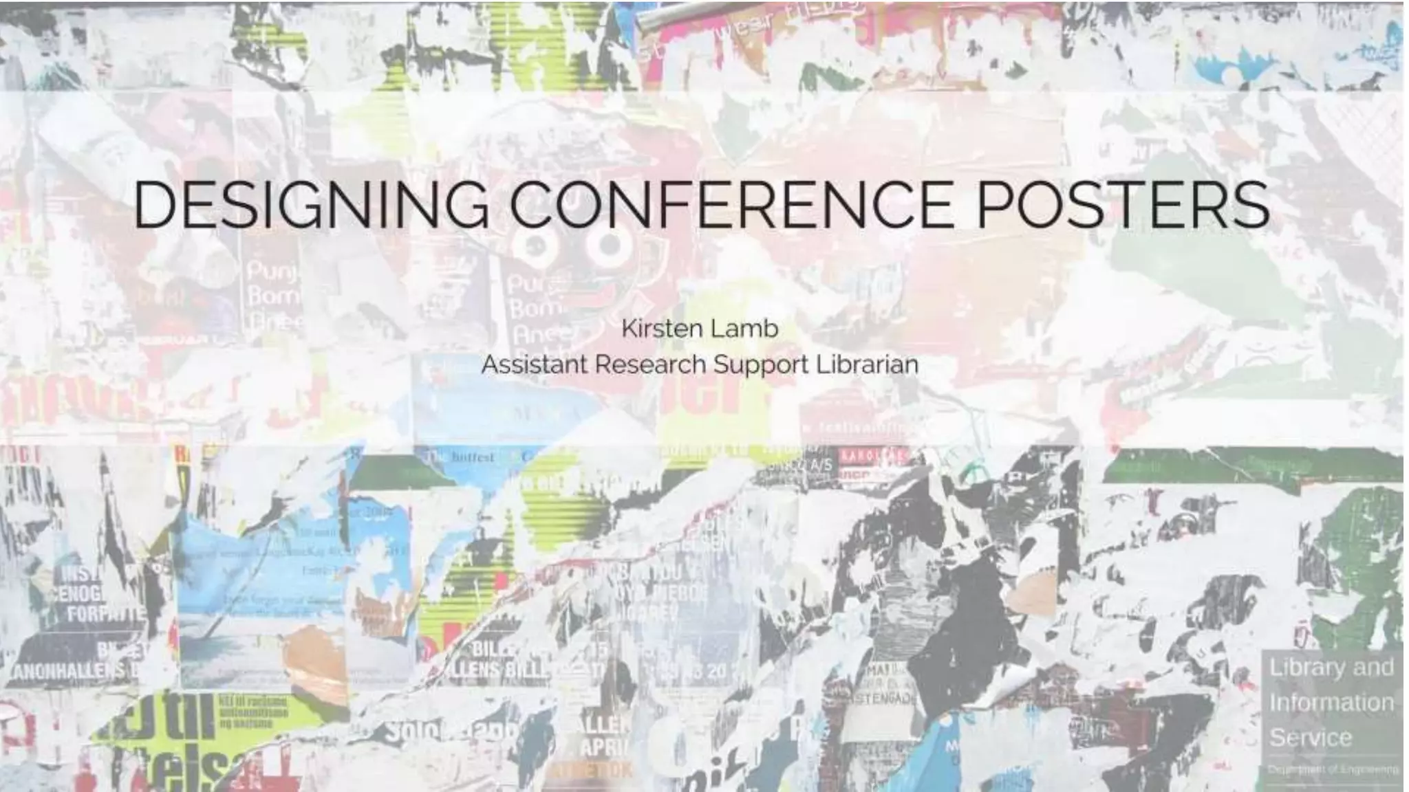 Designing conference posters | PPT
