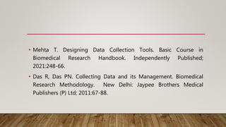 Designing Data Collection Tools Pptx