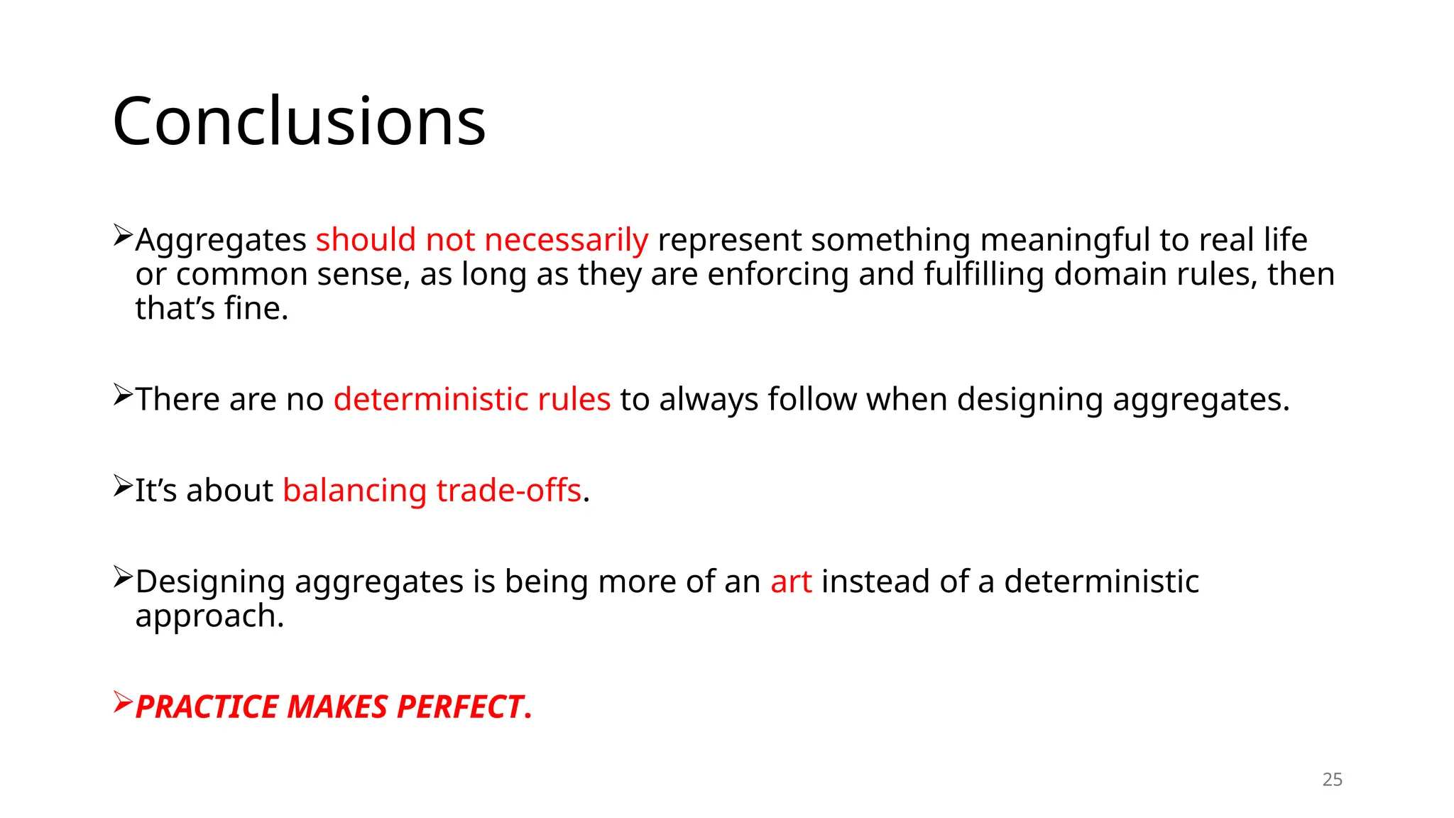 Designing Domain-Driven Design Aggregates | PPTX
