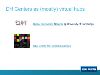 Designing the Digital Humanities Library Lab @ Leuven (DH3L) | PPTX