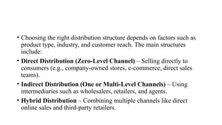 Designing of Distribution Channels in marketing.pptx