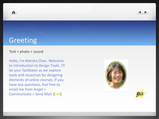 Tools for Designing Distance Learning Instruction | PPT | Web Conferencing | Computer Software ...