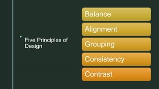 Designing Documents and graphics | PPTX