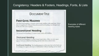 Designing Documents and graphics | PPTX