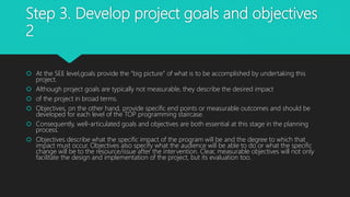 Designing education projects | PPTX