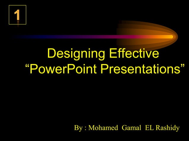how to design an effective powerpoint | PPT